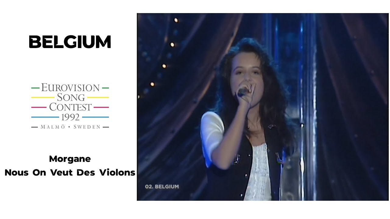 Morgane - Nous On Veut Des Violons (Eurovision 1992 - Belgium) - YouTube
