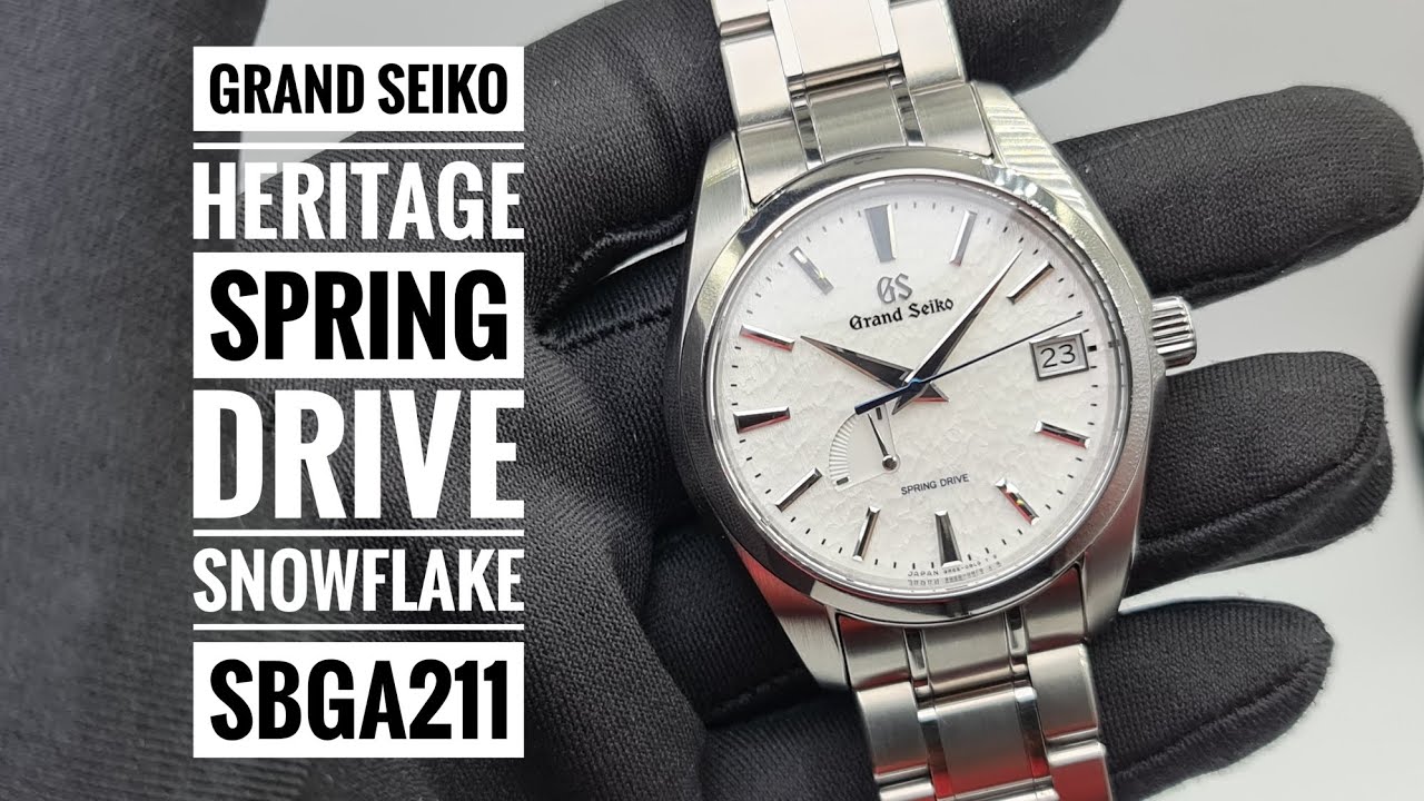 Grand Seiko Heritage Collection Spring Drive Snowflake SBGA211 - YouTube