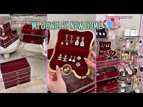 IMMERSIVE JEWELRY STORAGE 💎 | My New Jewelry Home is SO Beautiful! + Makeup Unboxing