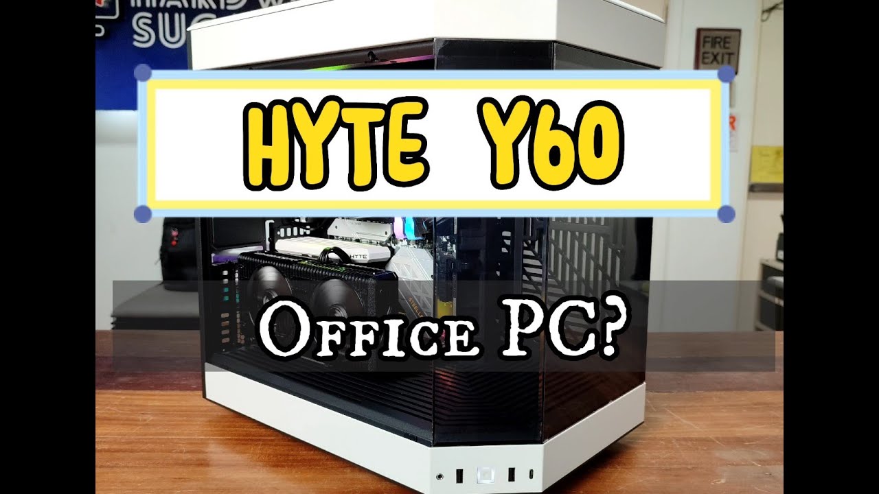 Office PC Using HYTE Y60 PC Build (Time-lapse) | PCB-14 - YouTube