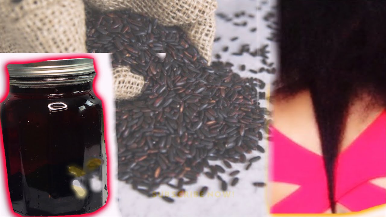 FERMENTED BLACK RICE WATER FOR FAST HAIR GROWTH| HOW TO MAKE YAO WOMEN ...