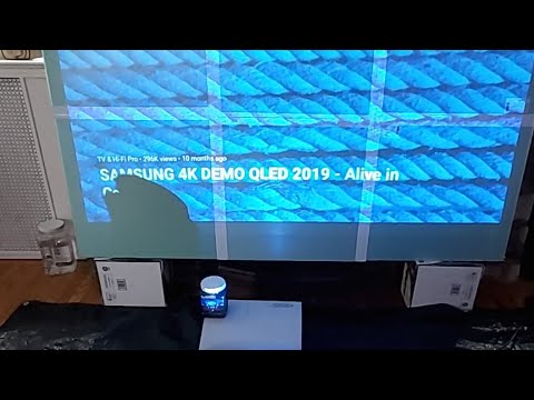 Painting a OLED Like Styrofoam UST projection Screen using our supreme ...