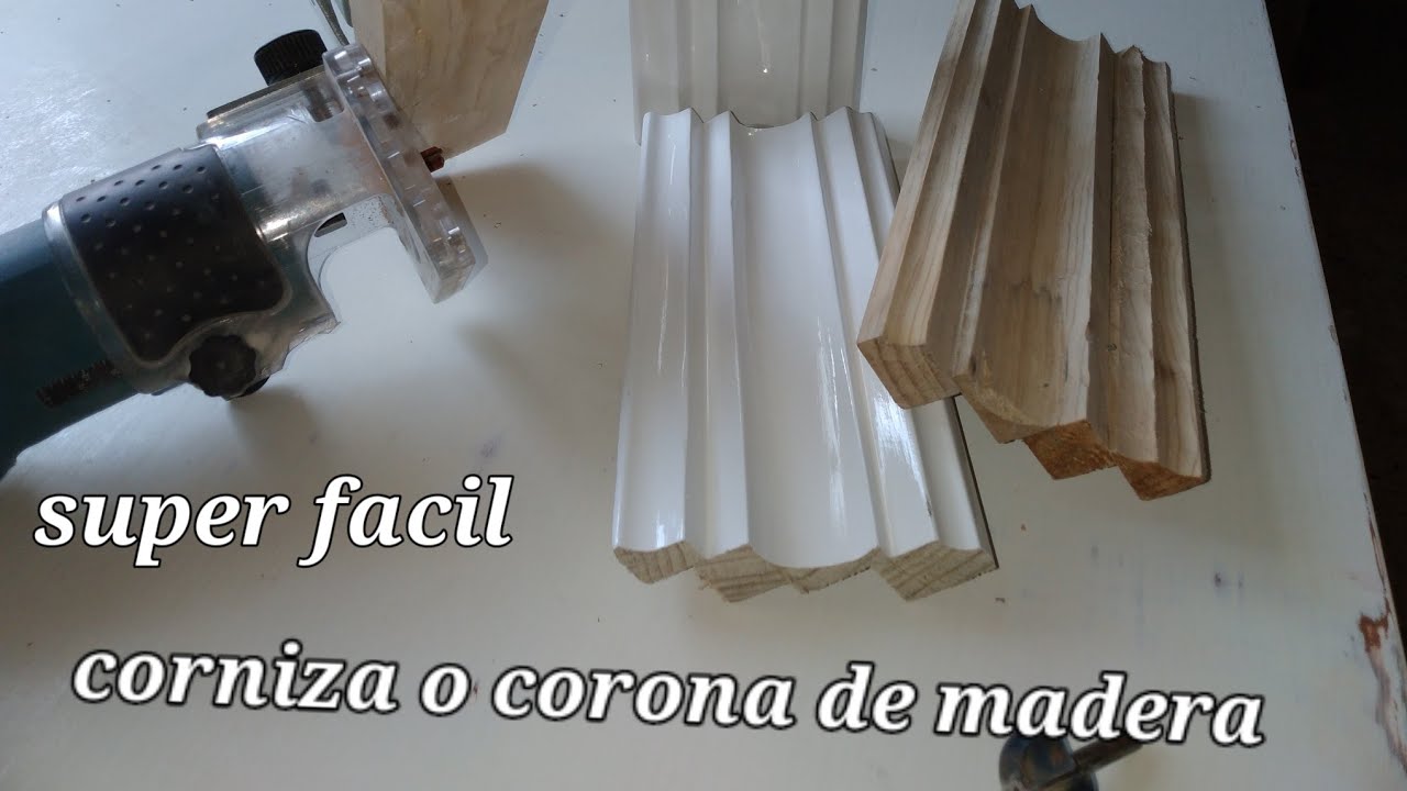 APRENDE A HACER CORNIZAS DE MADERA SUPER FACIL - YouTube
