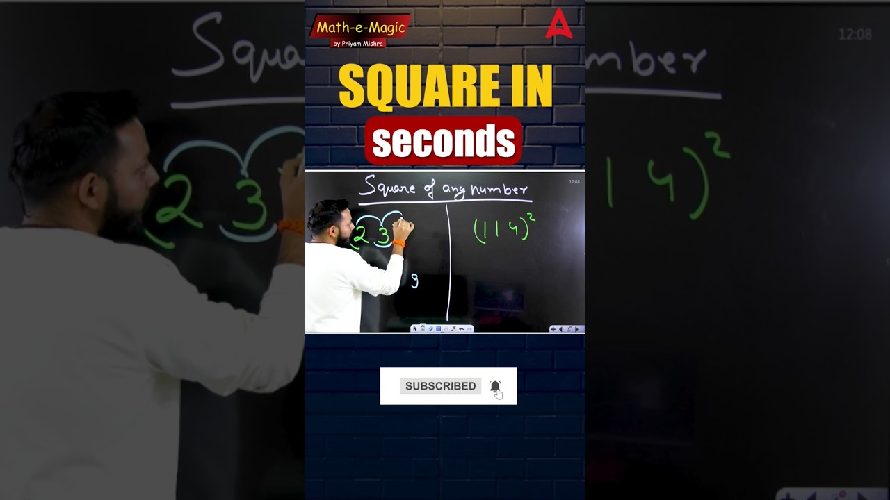 Math-e-Magic by Priyam Sir | Maths Tricks by Priyam Sir #teachersadda247 #maths #mathshorts ...