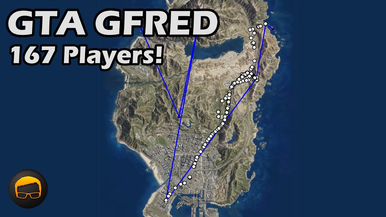 Cross-Map Chaos With 167 Players! - GTA 5 Gfred №175 - YouTube