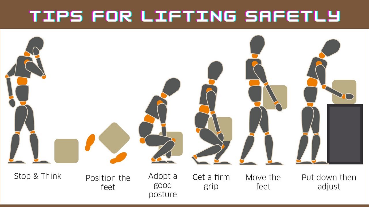 Tips for lifting Safely l #safety - YouTube