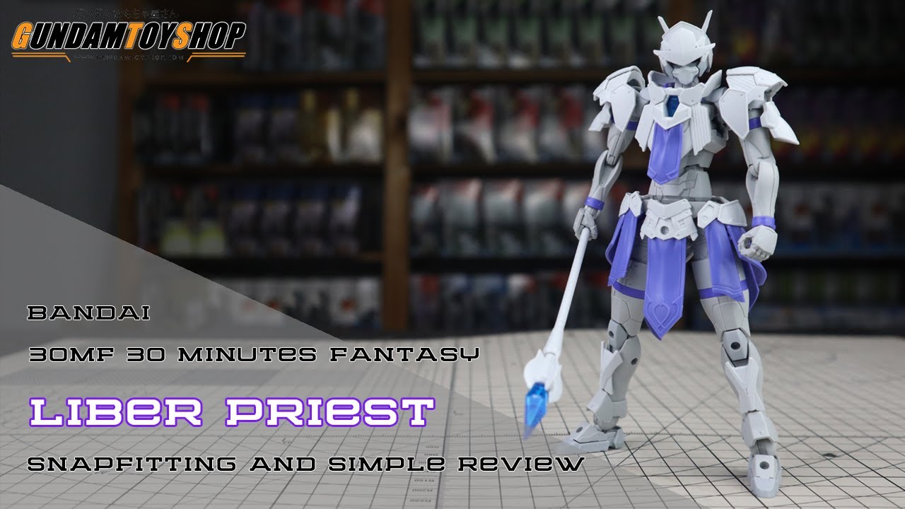 Bandai 30MF 30 Minutes Fantasy Liber Priest Sample Build Snapfit and ...