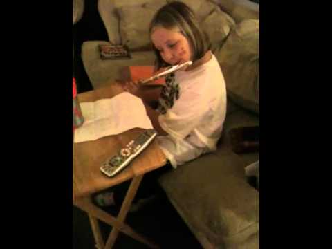 The Simpsons theme on flute - YouTube