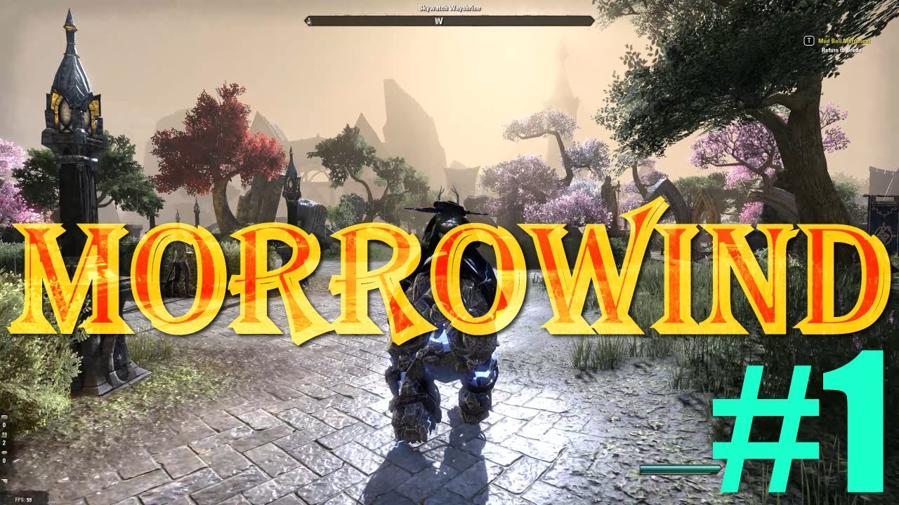 Elder Scrolls Online Morrowind Gameplay Part 1 - Leveling Stream Collab ...