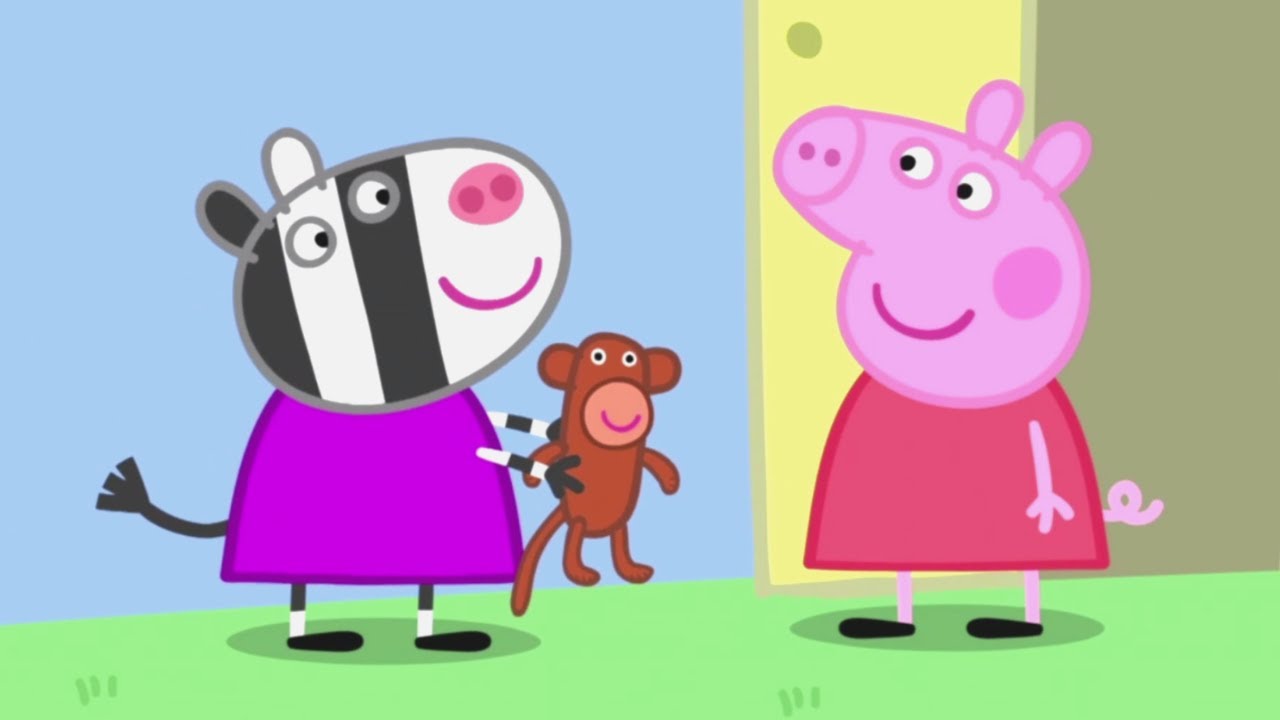 Monkey Has a Cough | Peppa Pig Cartoons for Kids - YouTube