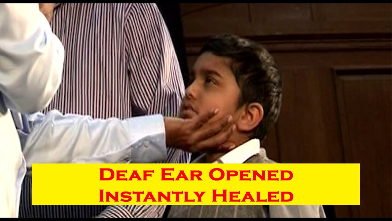 Deaf ear opened Instantly Healed - YouTube