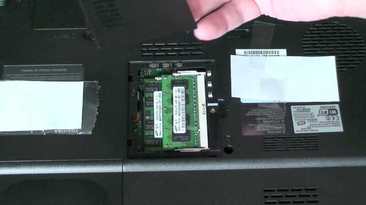 Laptop Memory Removal/Installation (Made Easy) - YouTube