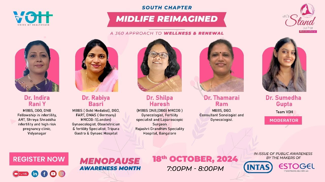 Virtual Session on Menopause Awareness Month 18 Oct - YouTube