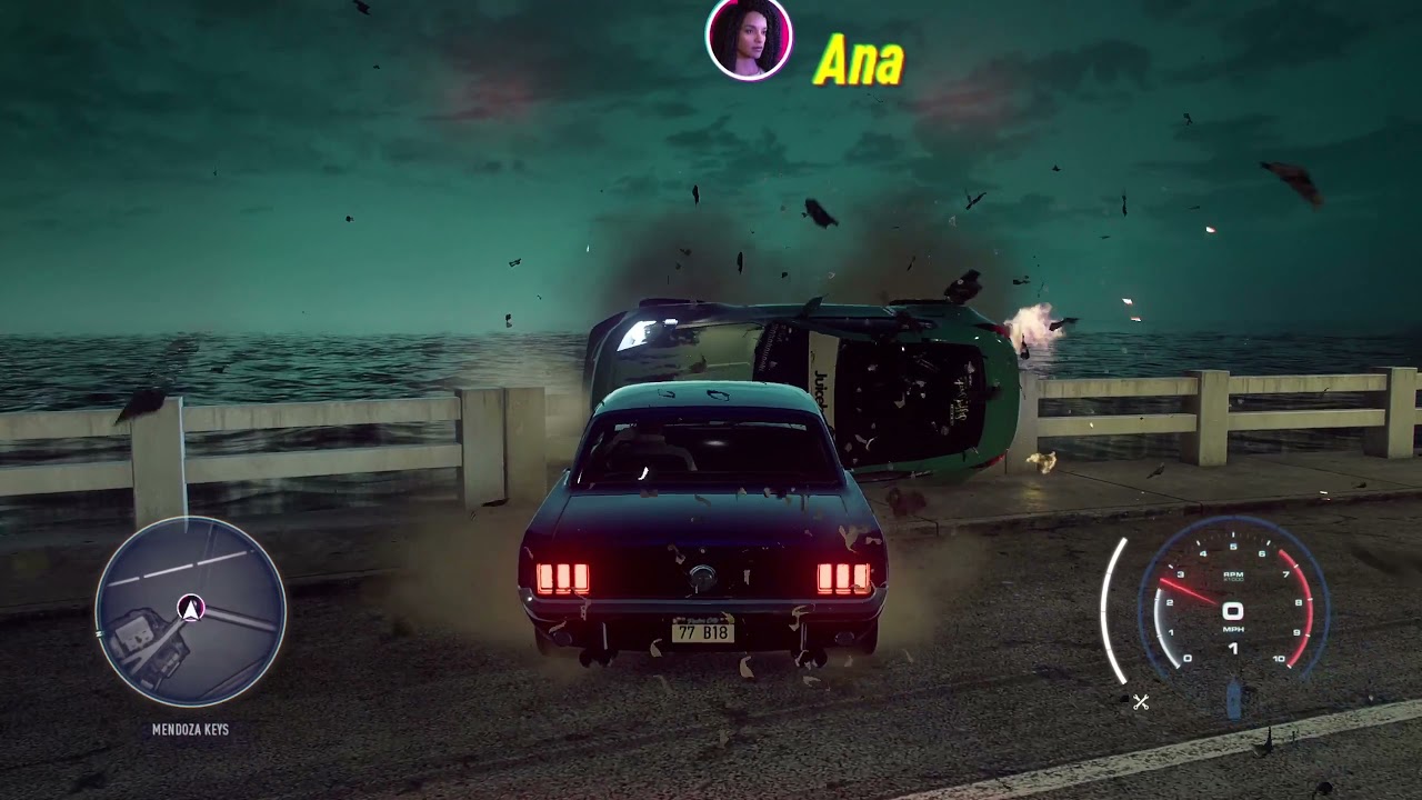 I hit Ana in Need For Speed Heat in the first mission - YouTube