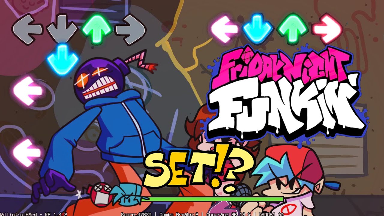 Friday Night Funkin' - SONG(BALISTIC) INSANE SPEED! CRAZY WHITTY vs BF ...