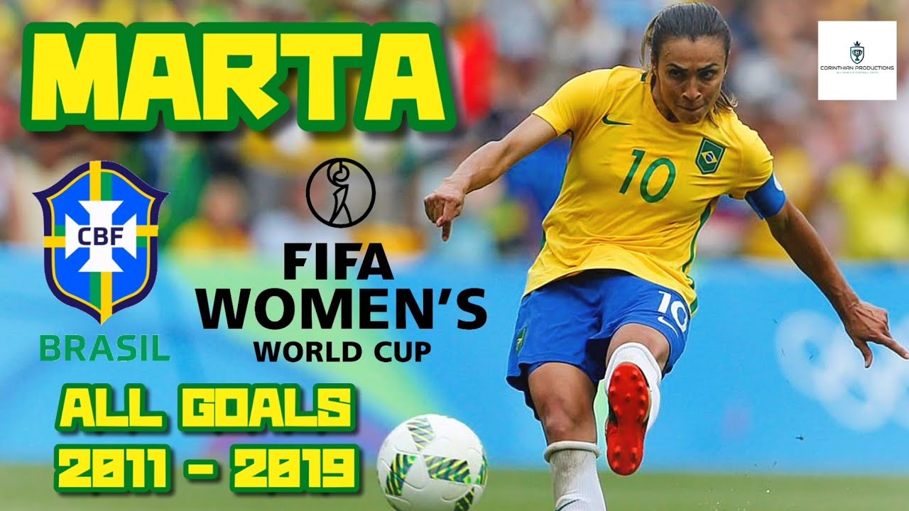 Marta | All Goals in FIFA Women's World Cup (2011-2019) for Brazil ...