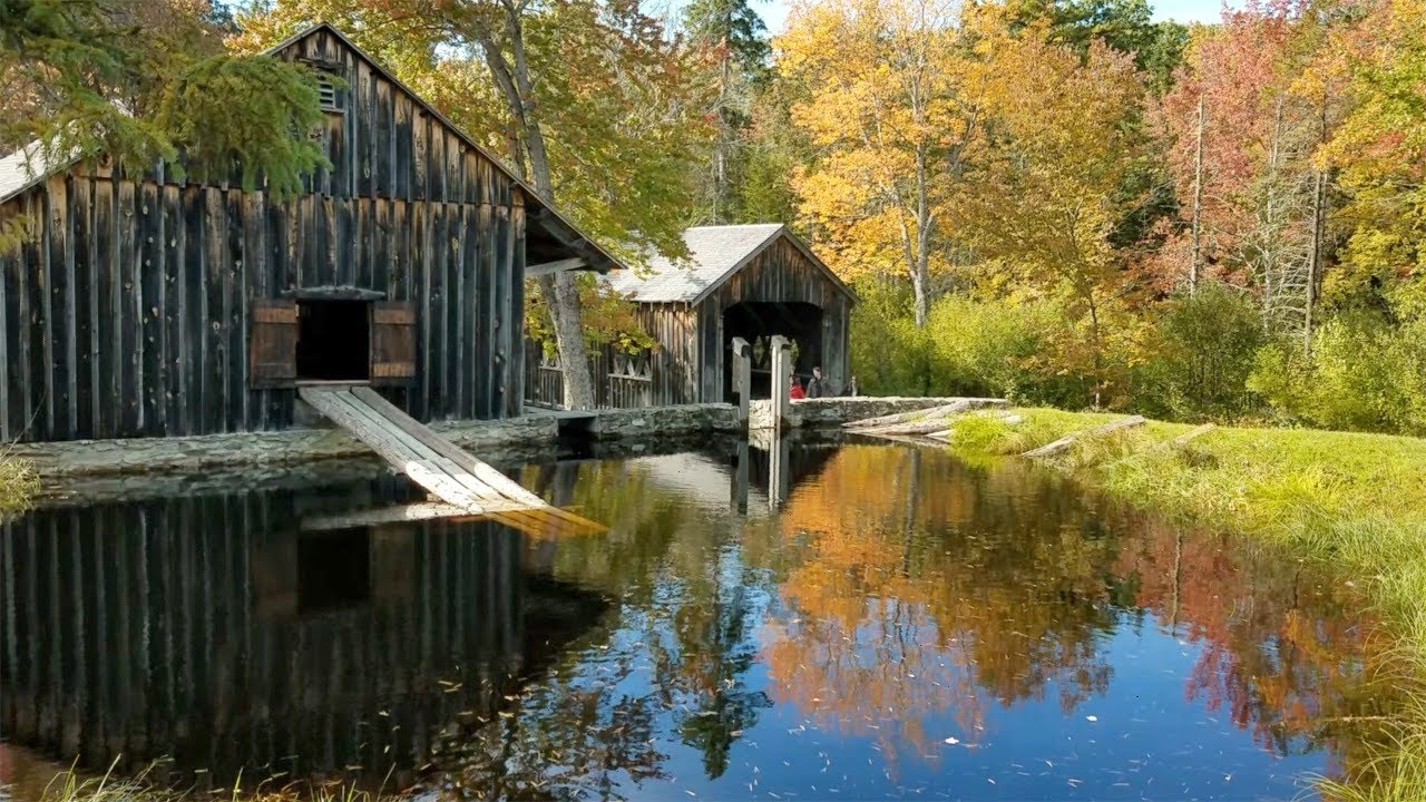 Three Sawmills Running at Living History Days - YouTube