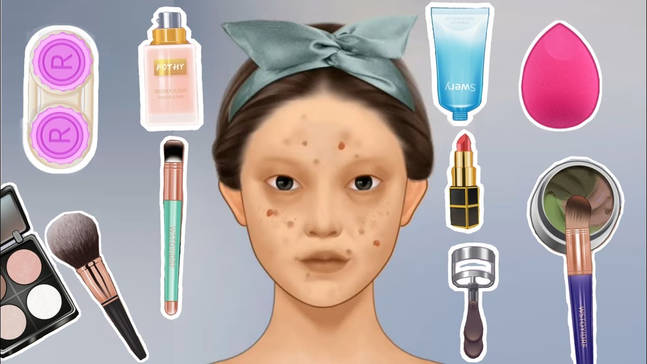 PERMAINAN MERIAS WAJAH | GAME MAKEUP - YouTube