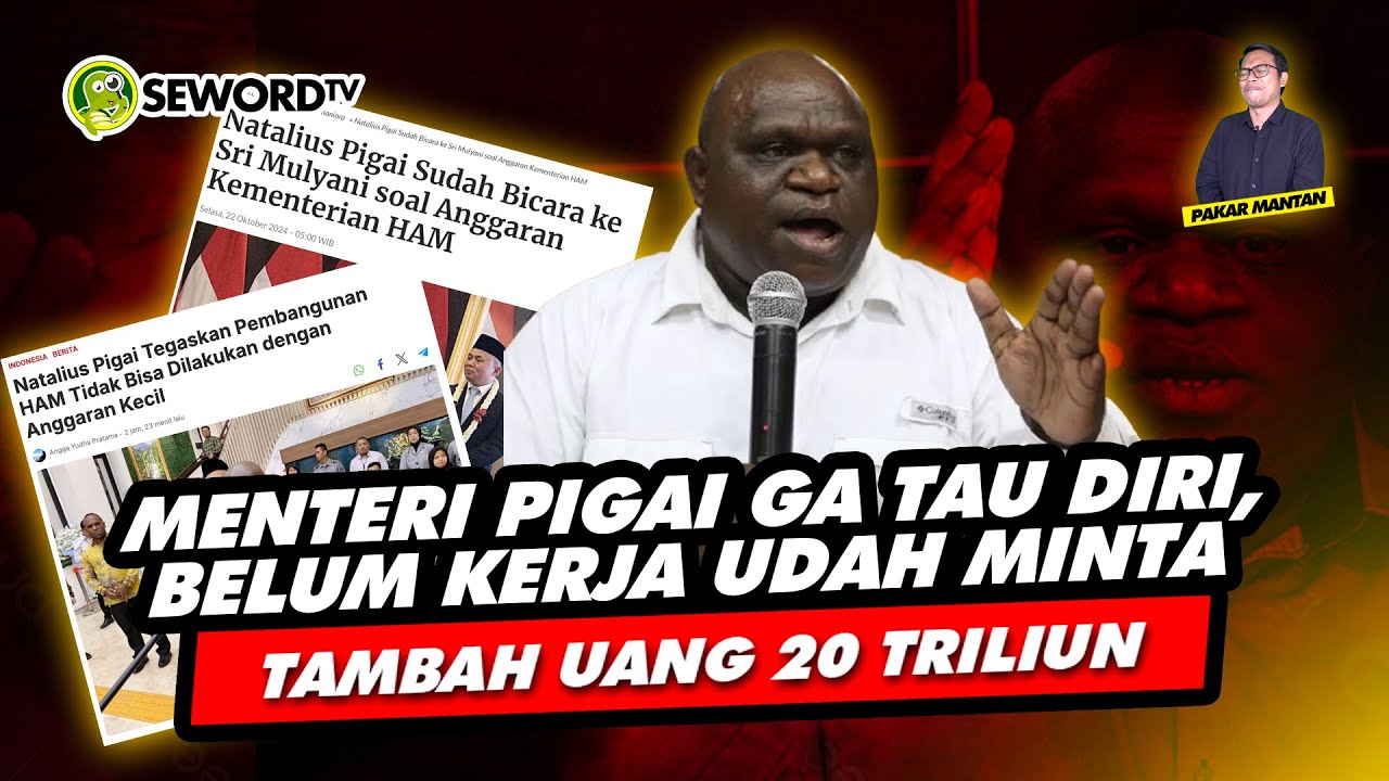 Alifurrahman: MENTERI PIGAI GA TAU DIRI, BELUM KERJA UDAH MINTA ...