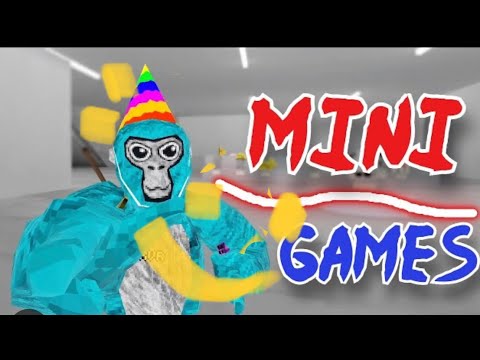 Modded gorilla tag game and mini games :p - YouTube