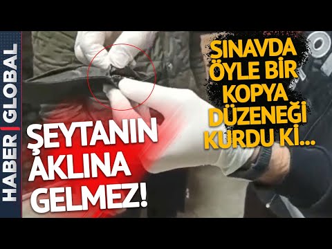 Akılalmaz Kopya Düzeneği! Soluğu Hastanede Aldılar