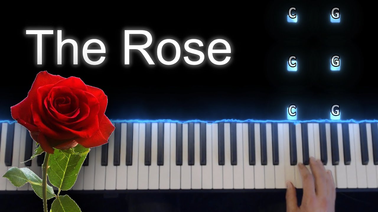 Bette Midler's 'The Rose' Piano Tutorial (Intermediate) - YouTube