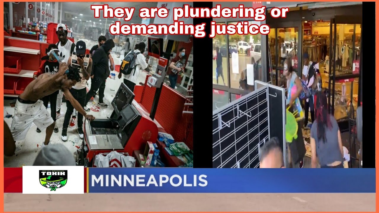 Many People Use The Protest To Plunder And Destroy Property - YouTube