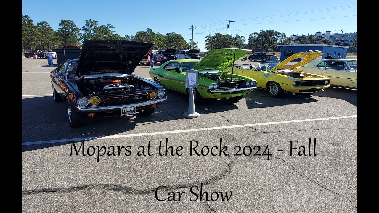 Mopars at the Rock 2024 Fall Car Show, Rockingham Dragway, Dodge ...