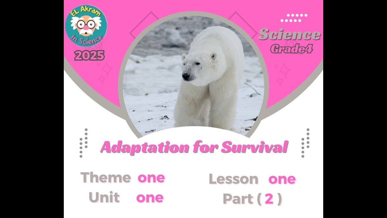 Adaptation for survival / Unit 1 /concept 1 / lesson 1 / part 2 science ...
