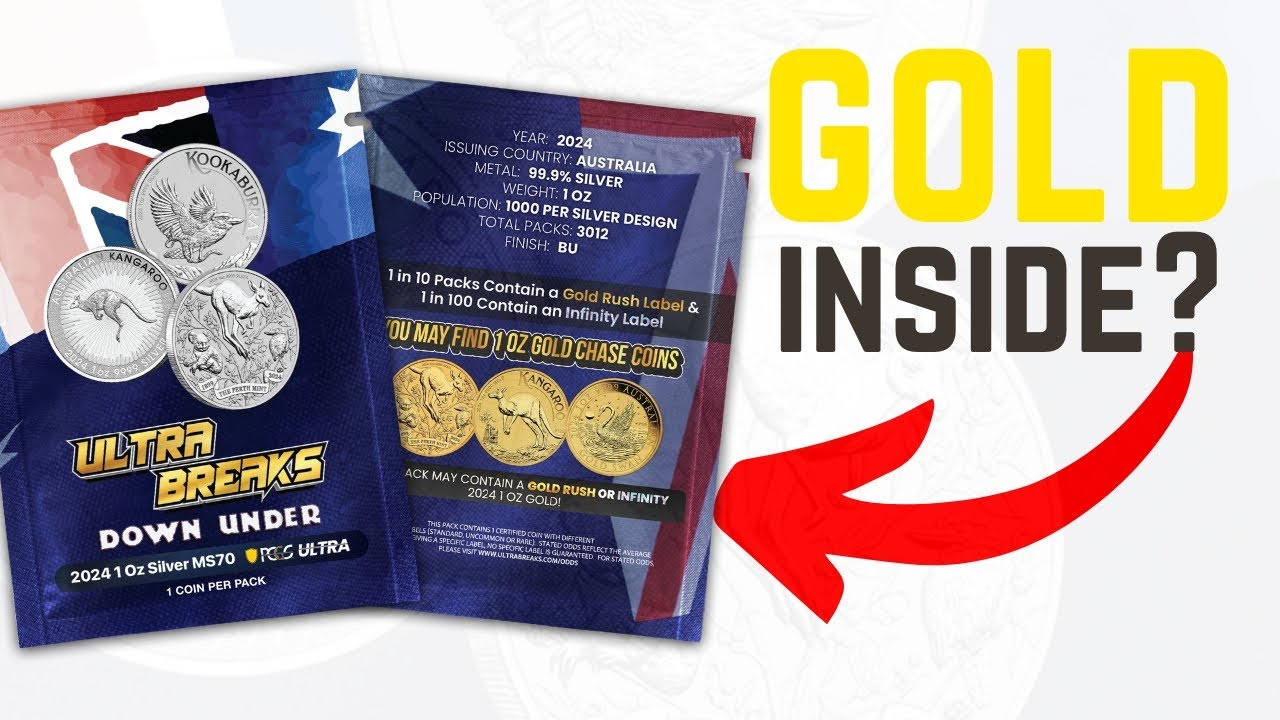 Ultimate Coin Chase for a 1 Ounce GOLD Coin! Ultra Breaks Coin Pack ...