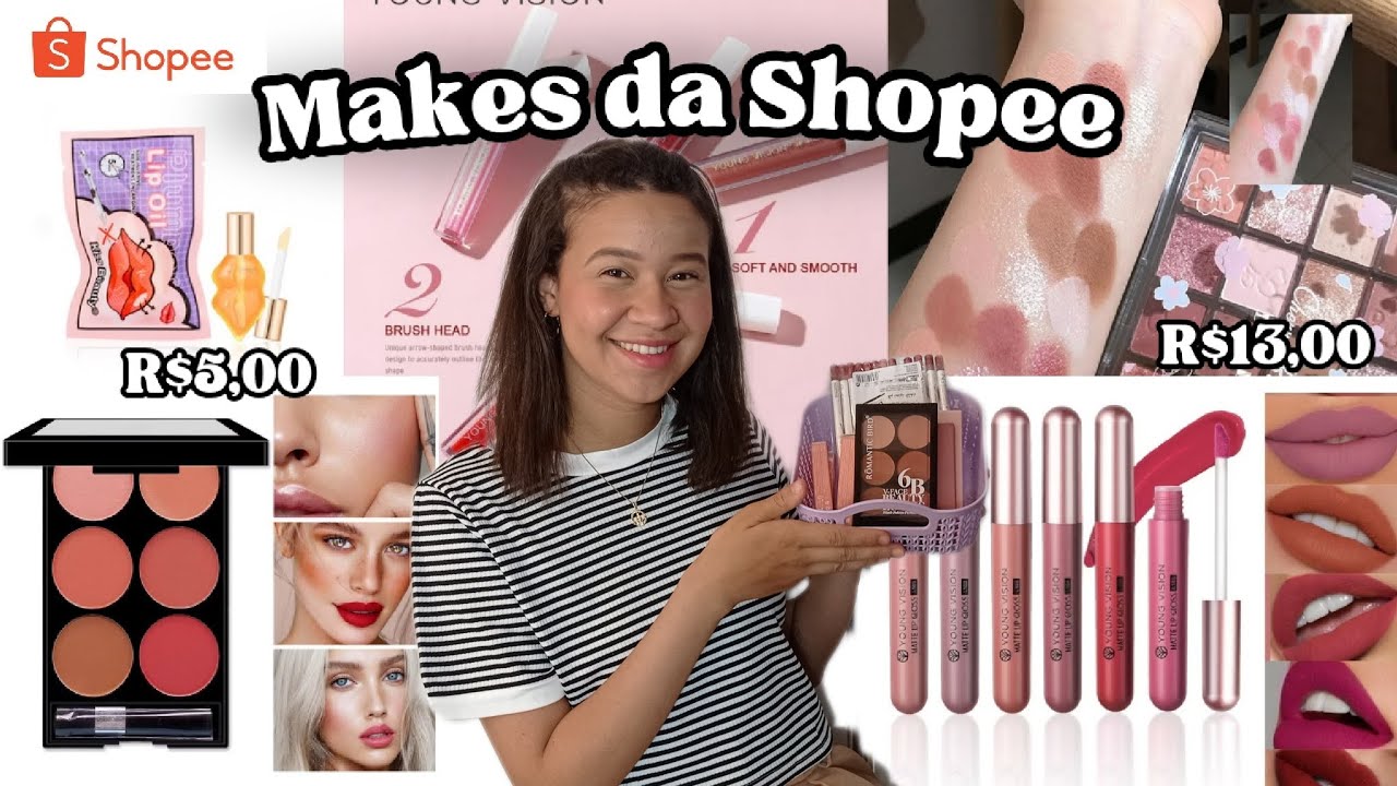 Compras de make na Shopee / Choice oficial shop - YouTube