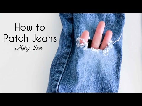How to Patch Jeans and Keep the Distressed Look