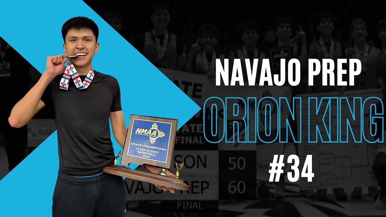 Orion King #34 Navajo Prep Eagles Highlights from 2024 NMAA 3A State ...