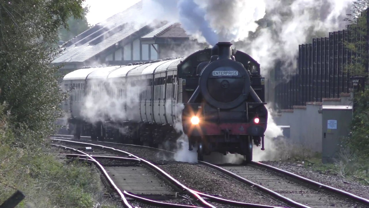RPSI steam enterprise with Number 4 and number 85 Merlin - YouTube