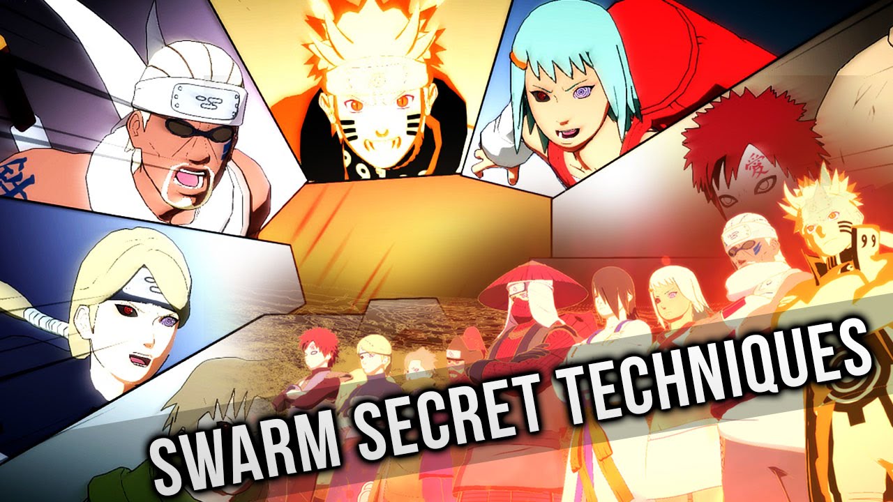 SWARM TEAM SECRET TECHNIQUES Gameplay Screenshots NARUTO STORM 4 - YouTube