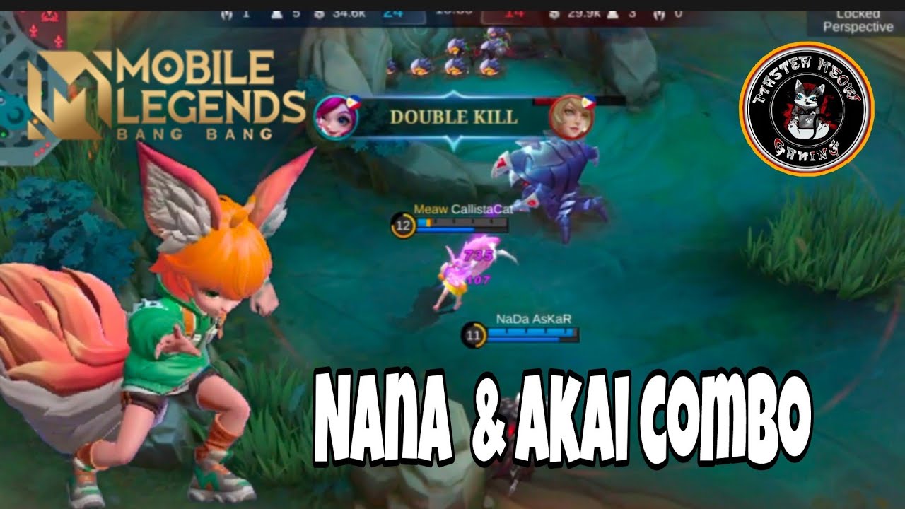 Nana and Akai combo , try nyu lakas ng combo na to || Master Meow Gaming #mlbb #mobilelegends # ...