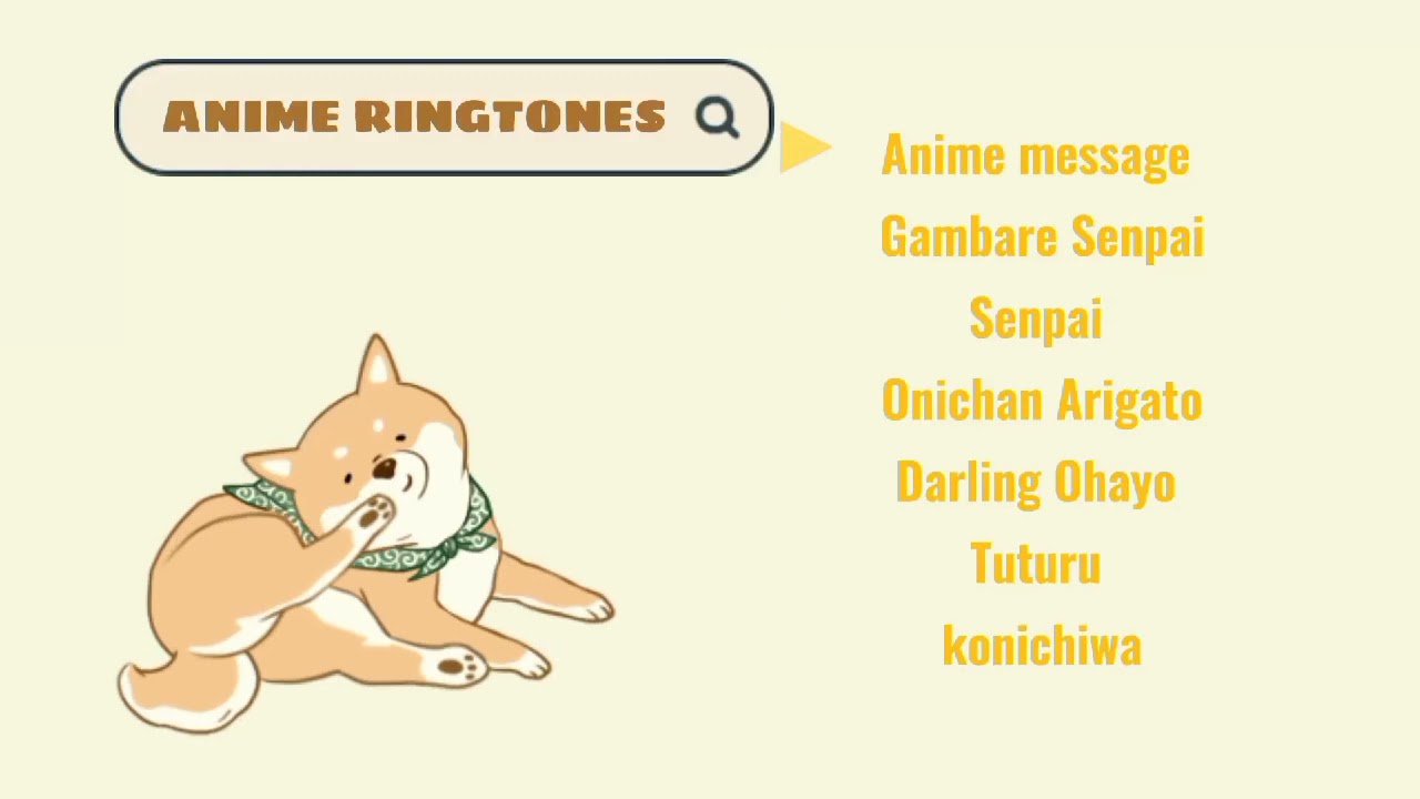 Anime Message Tone - YouTube