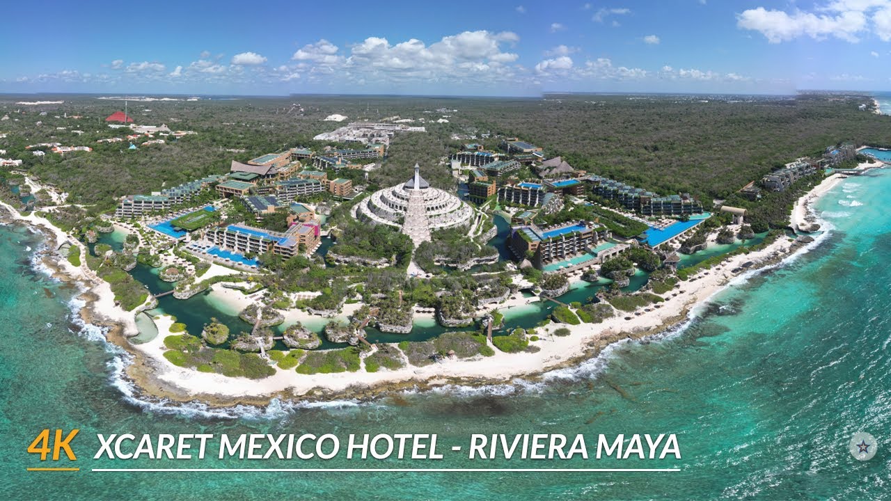 【4K】Xcaret Mexico hotel in Playa del Carmen the best of Riviera Maya ...