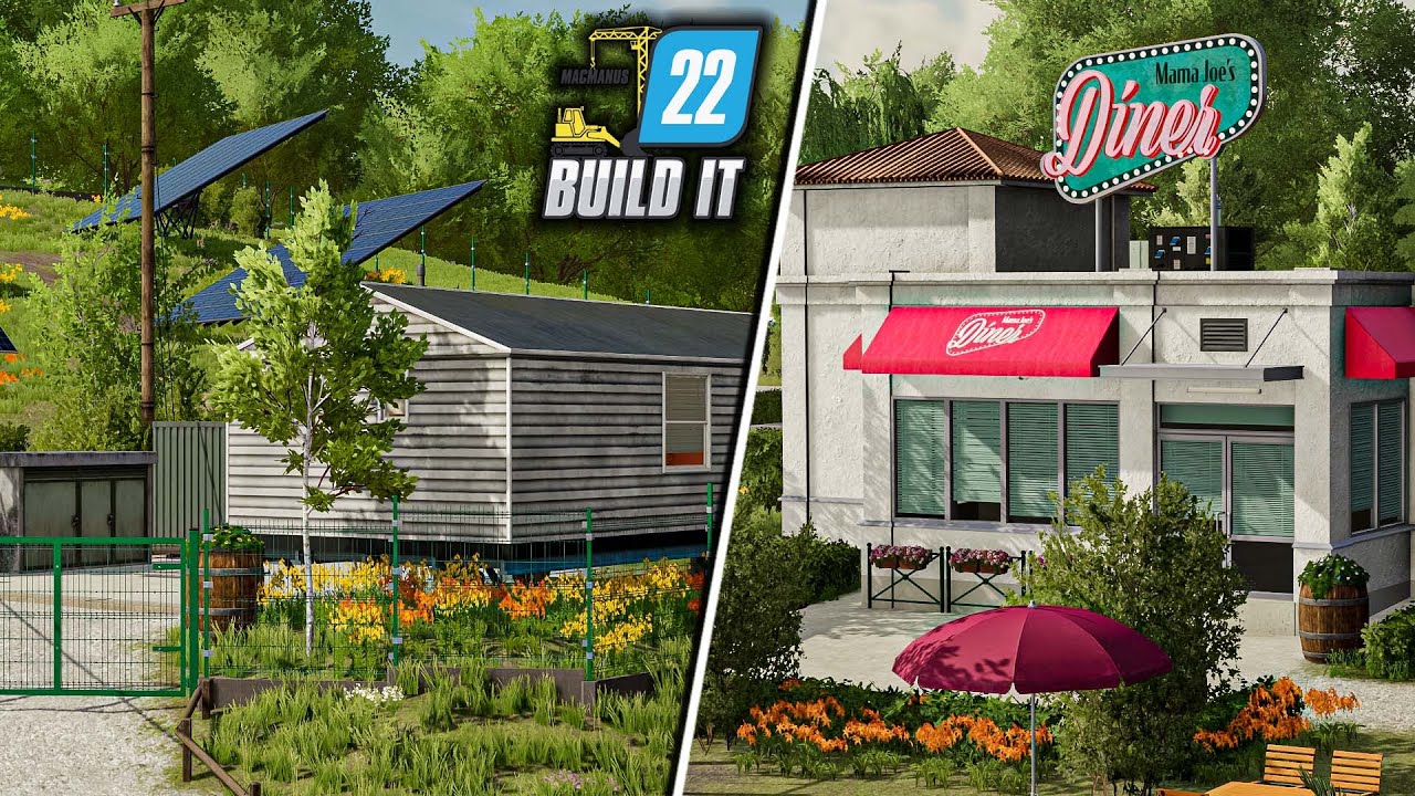 LS22 Build It #184 - Vorstellung der Höfe Teil 2, Jetzt wird es Ernst ...