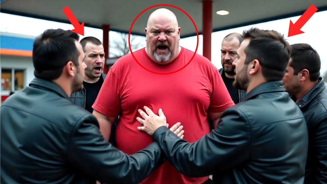 Bikers Humiliates Fat Bald Man, Not Knowing He was A Gang Leader - YouTube
