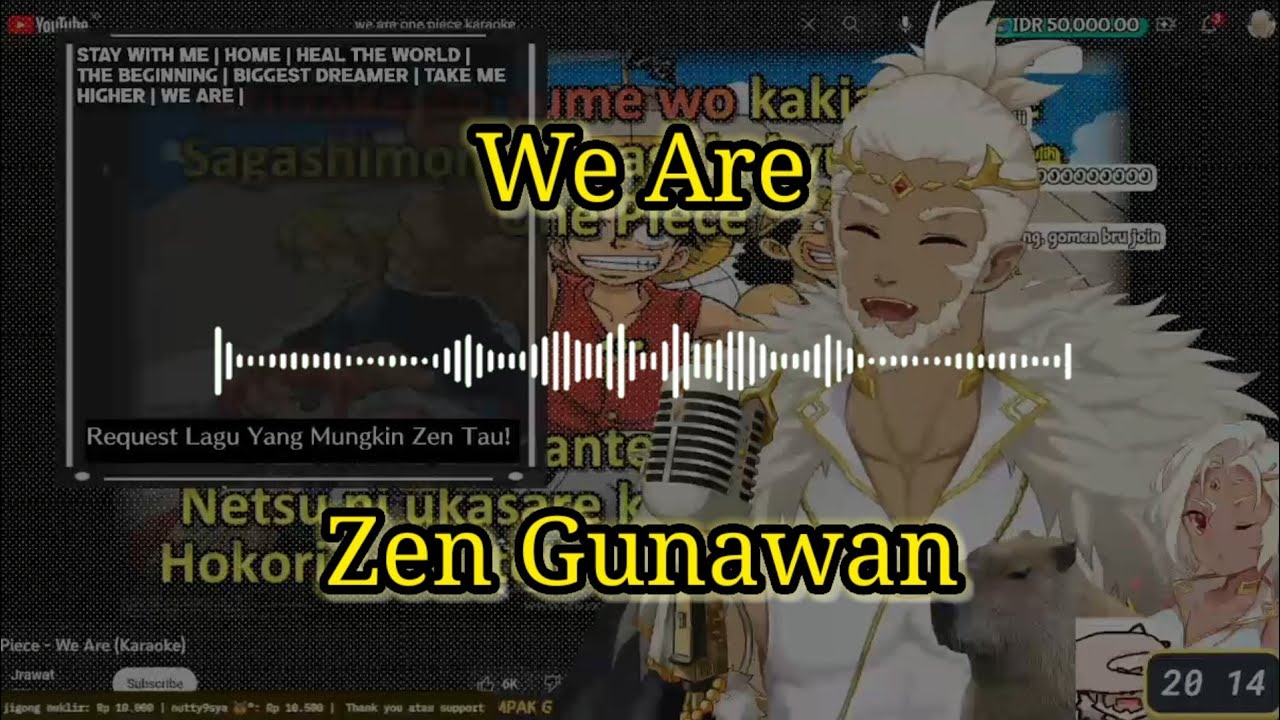 We Are (Ost One piece) - Zen Gunawan - YouTube