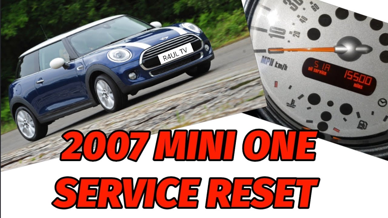 How to Reset 2007 Mini One service light - YouTube