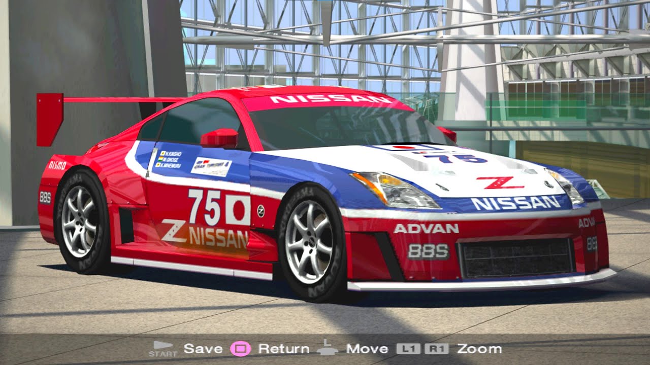 Gran Turismo 4 Nissan 350Z Concept LM Race Car Le Mans Race (Onboard ...