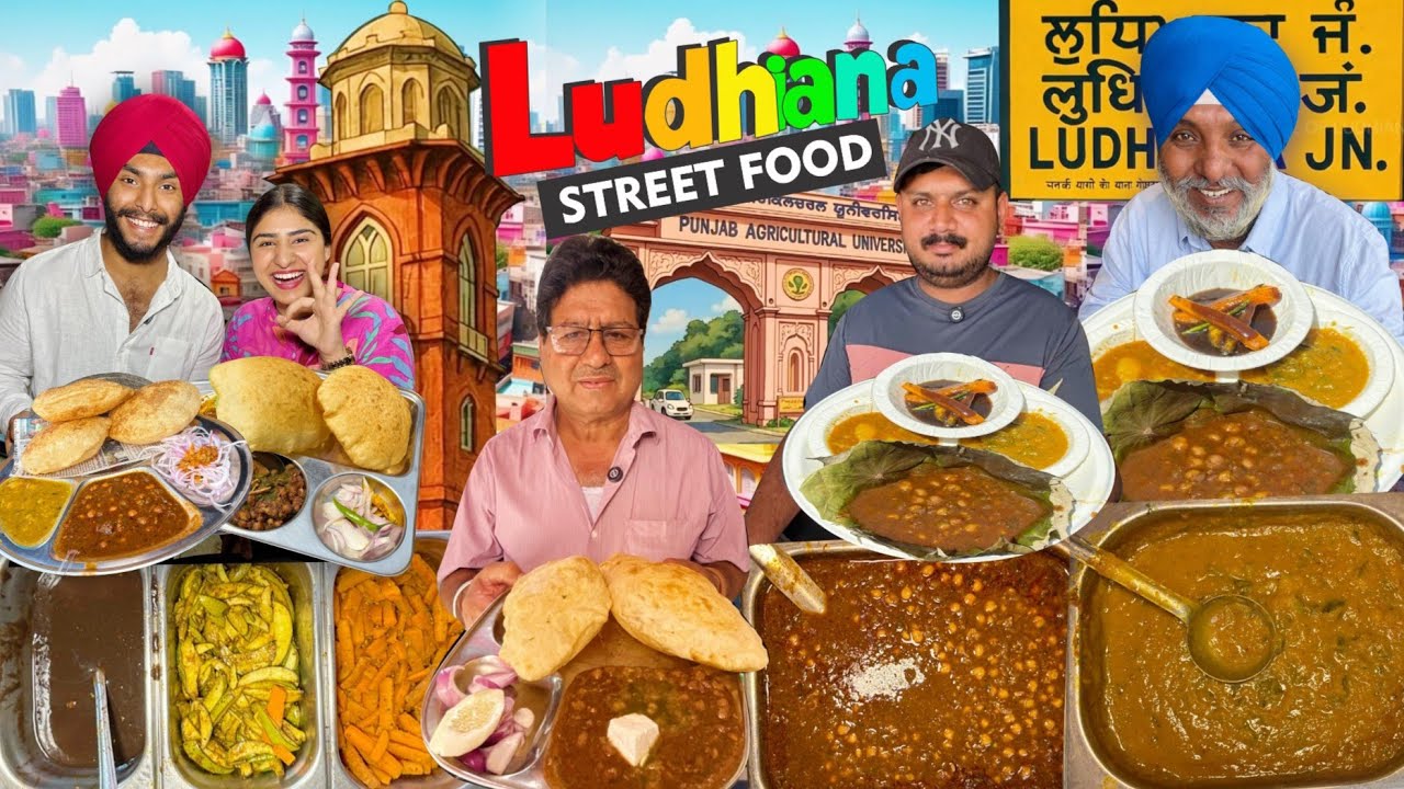 Top 3 Must Try Food in Ludhiana | Branded Punjabi Nashta | Street Food ...