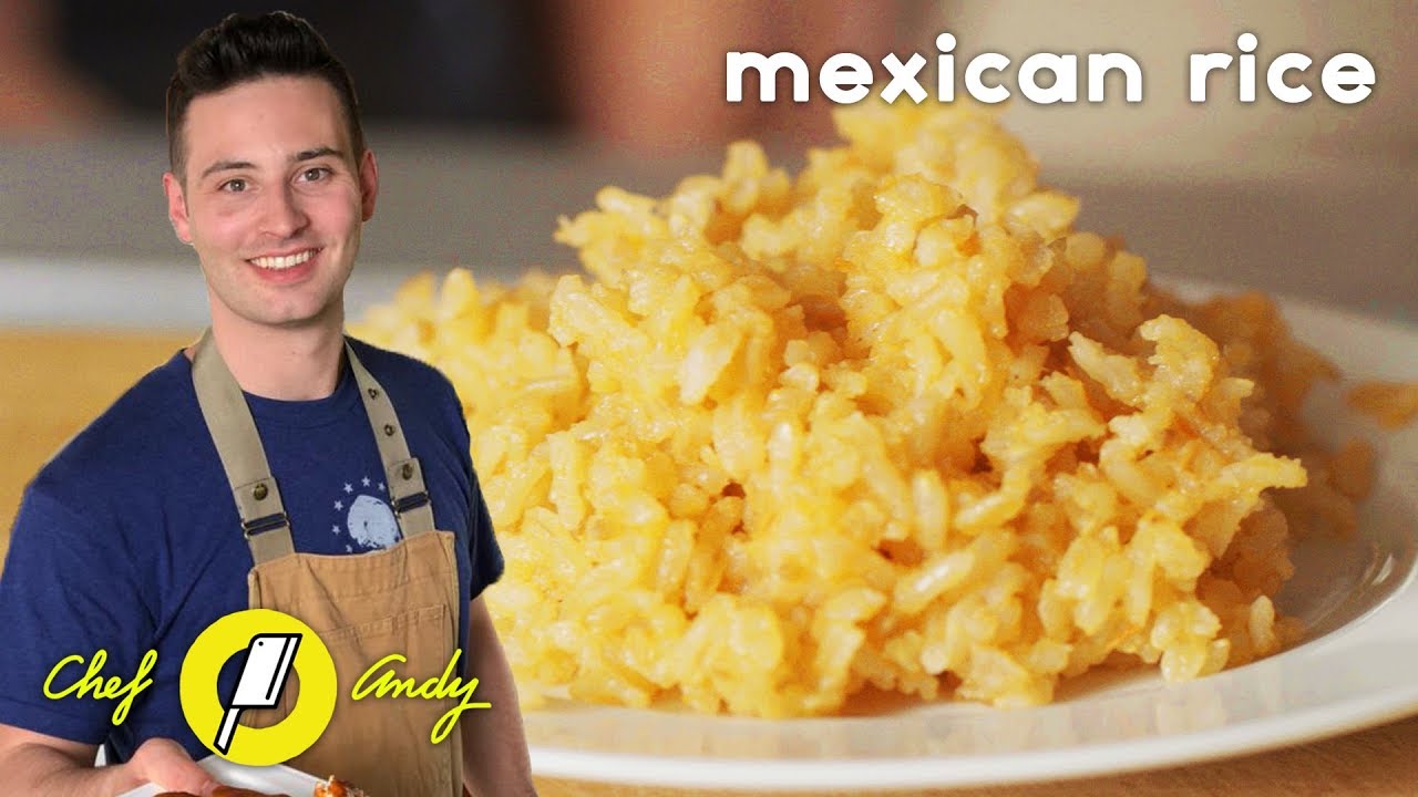 Mexican Rice Recipe // Chef Andy - YouTube