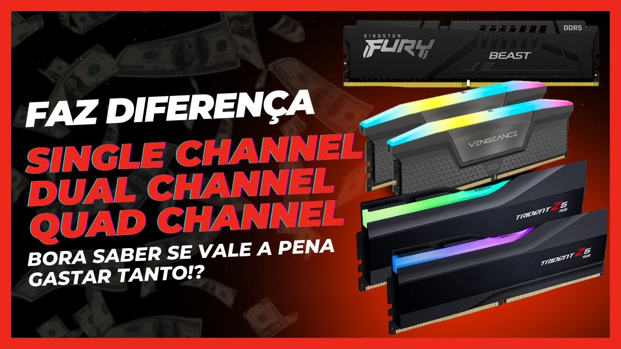 COMO MONTAR SINGLE DUAL OU QUAD CHANNEL, SAIBA AQUI - YouTube