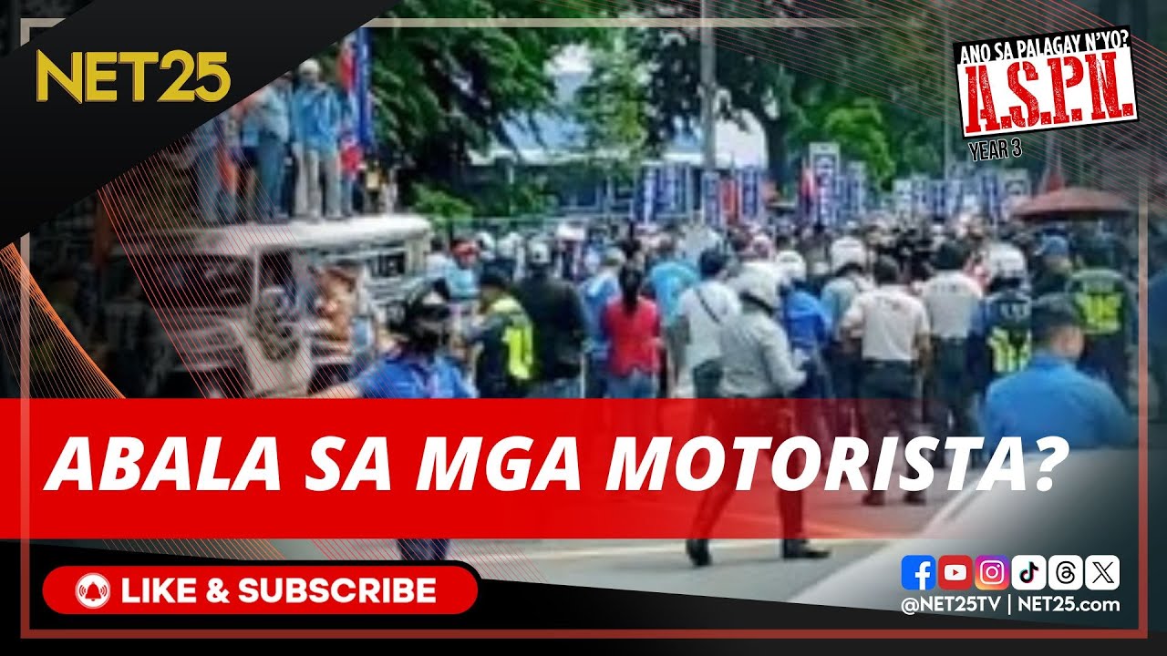 Rally ng MANIBELA, nagdulot ng matinding traffic | ASPN - YouTube