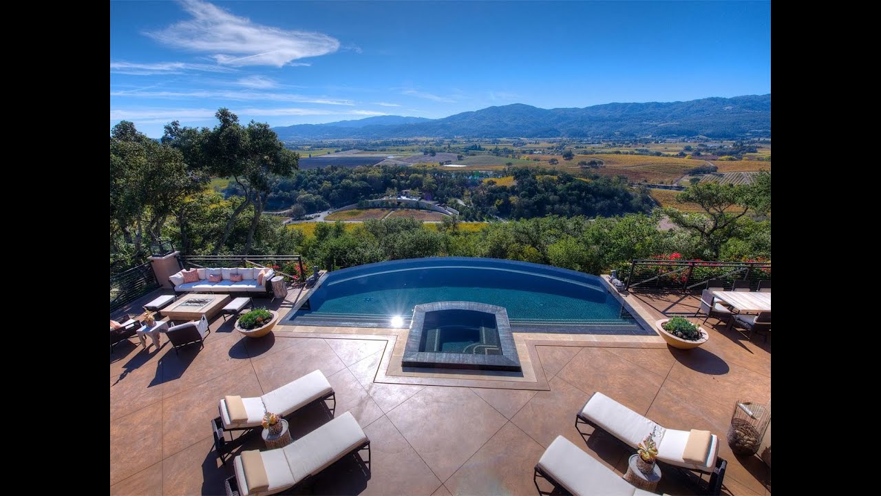 Wine Country Masterpiece in St. Helena, California - YouTube