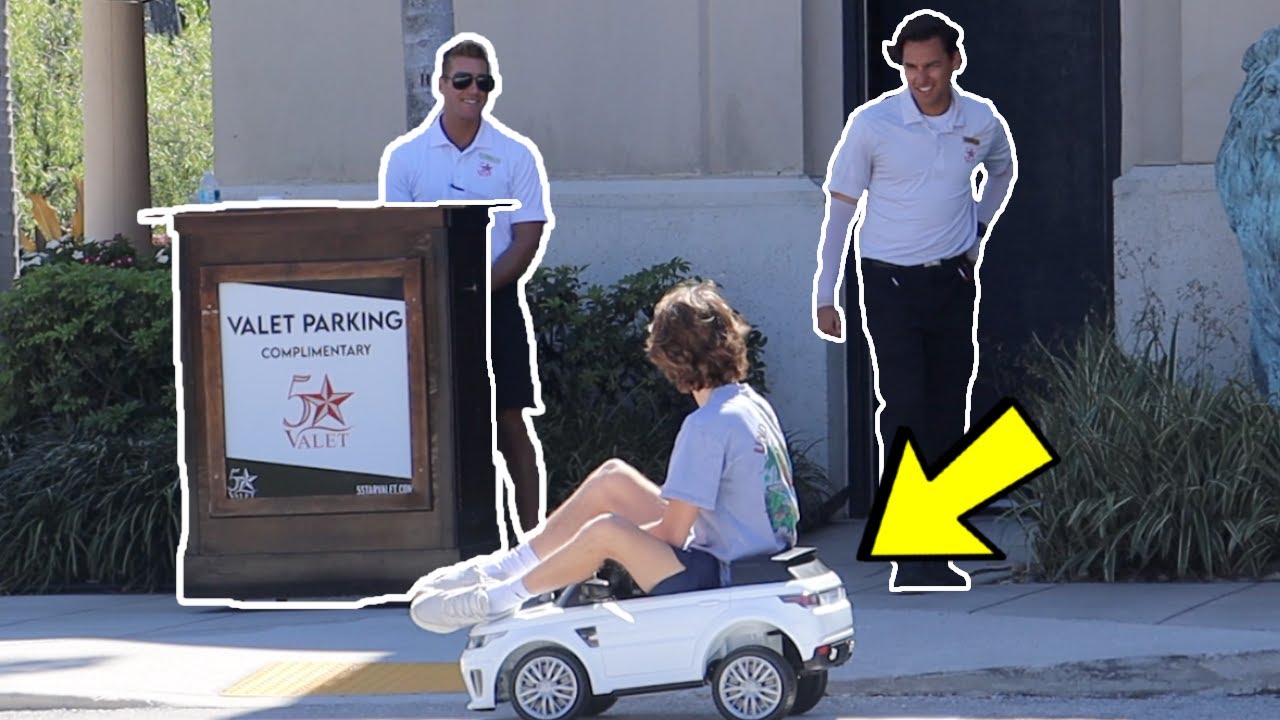 Taking a Baby Car To Valet! - YouTube