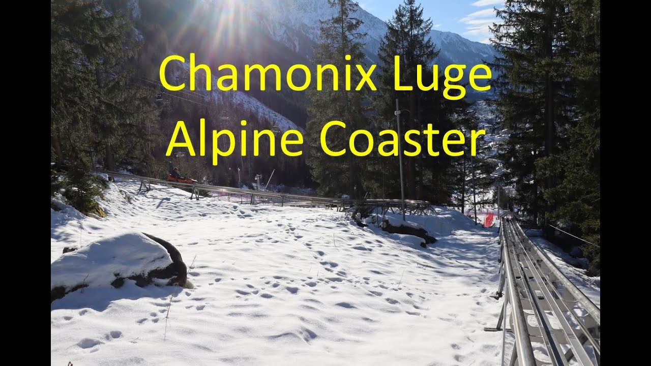 Chamonix Luge Alpine Coaster Amusement Park - YouTube